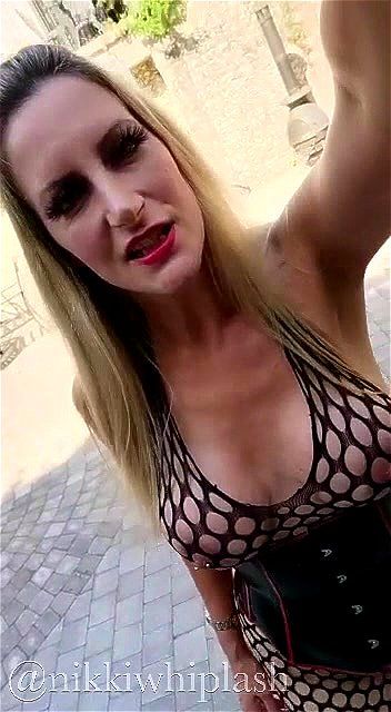 Watch Nikki Latex Dominatrix Blonde Porn Spankbang 