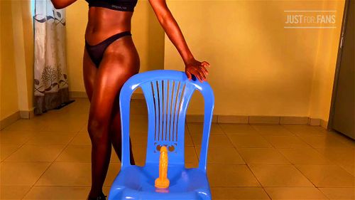 Watch Dildochair Dildo Chairtied Babe Porn Spankbang